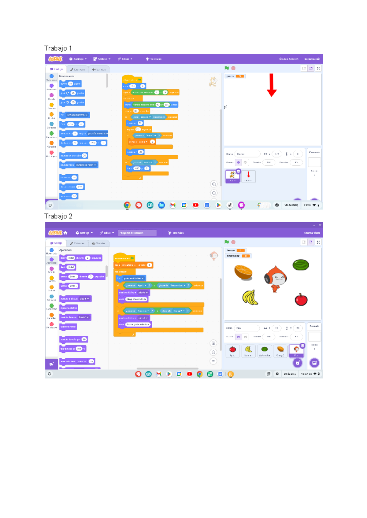 Scratch - Tecnología y Digitalización - Trabajo Trabajo Trabajo - Studocu