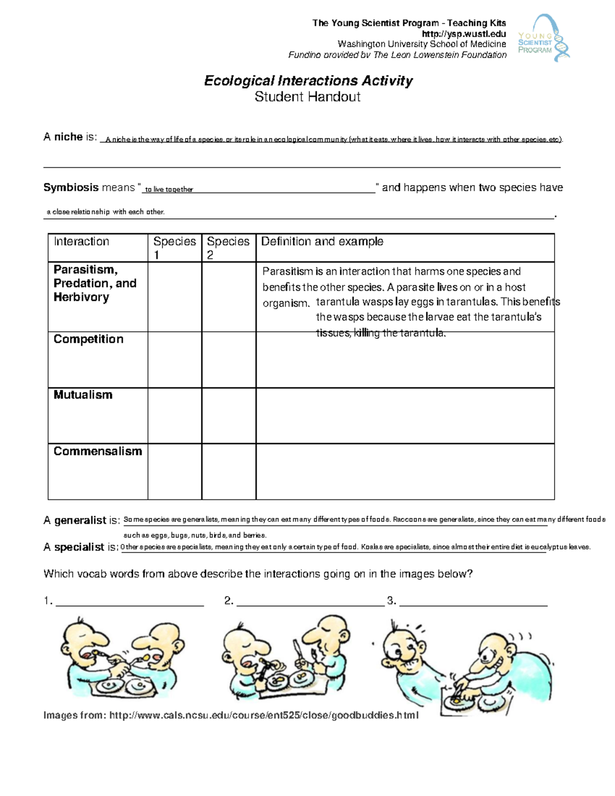 Heaven Cuellar Iqbal - ecological interactions studenthandout ...