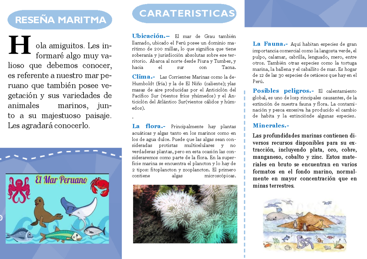 Mar Peruano (geografia) - Ubicación.– El mar de Grau también llamado ...