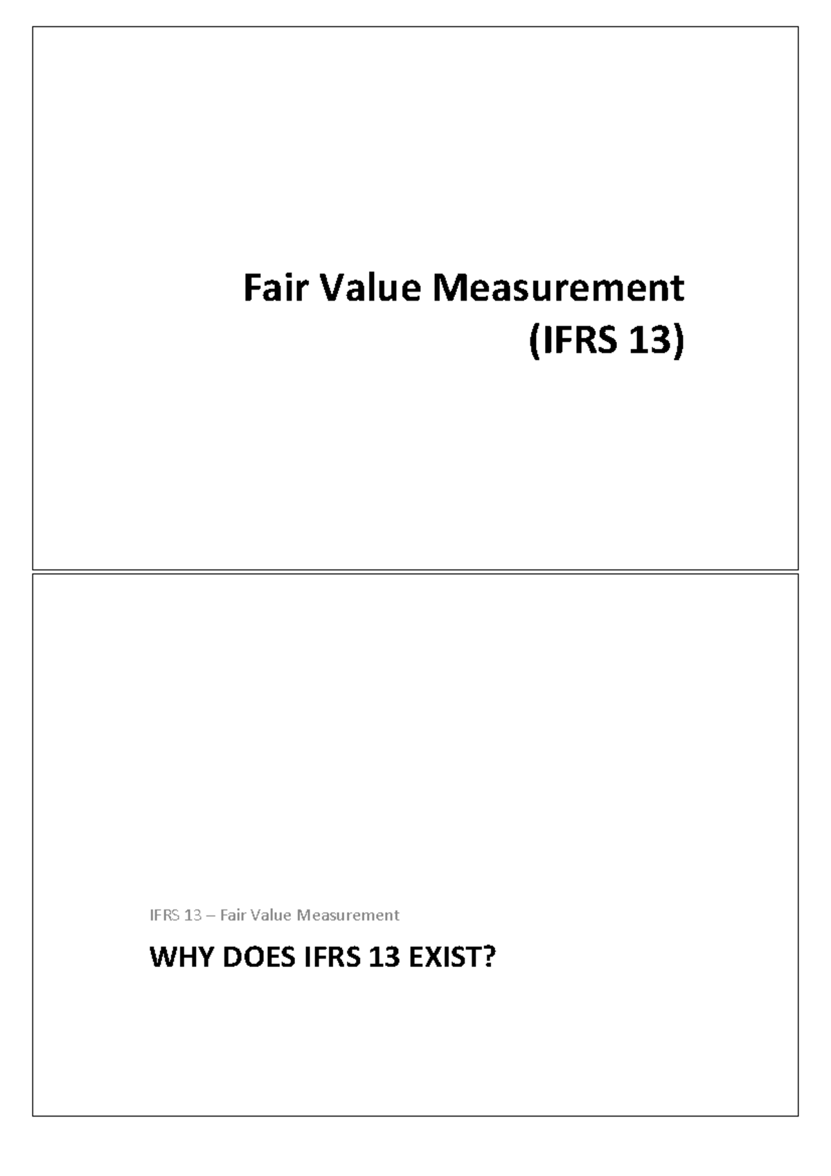 IFRS 13 Fair Value Measurement - ! ! Fair!Value!Measurement! (IFRS!13 ...