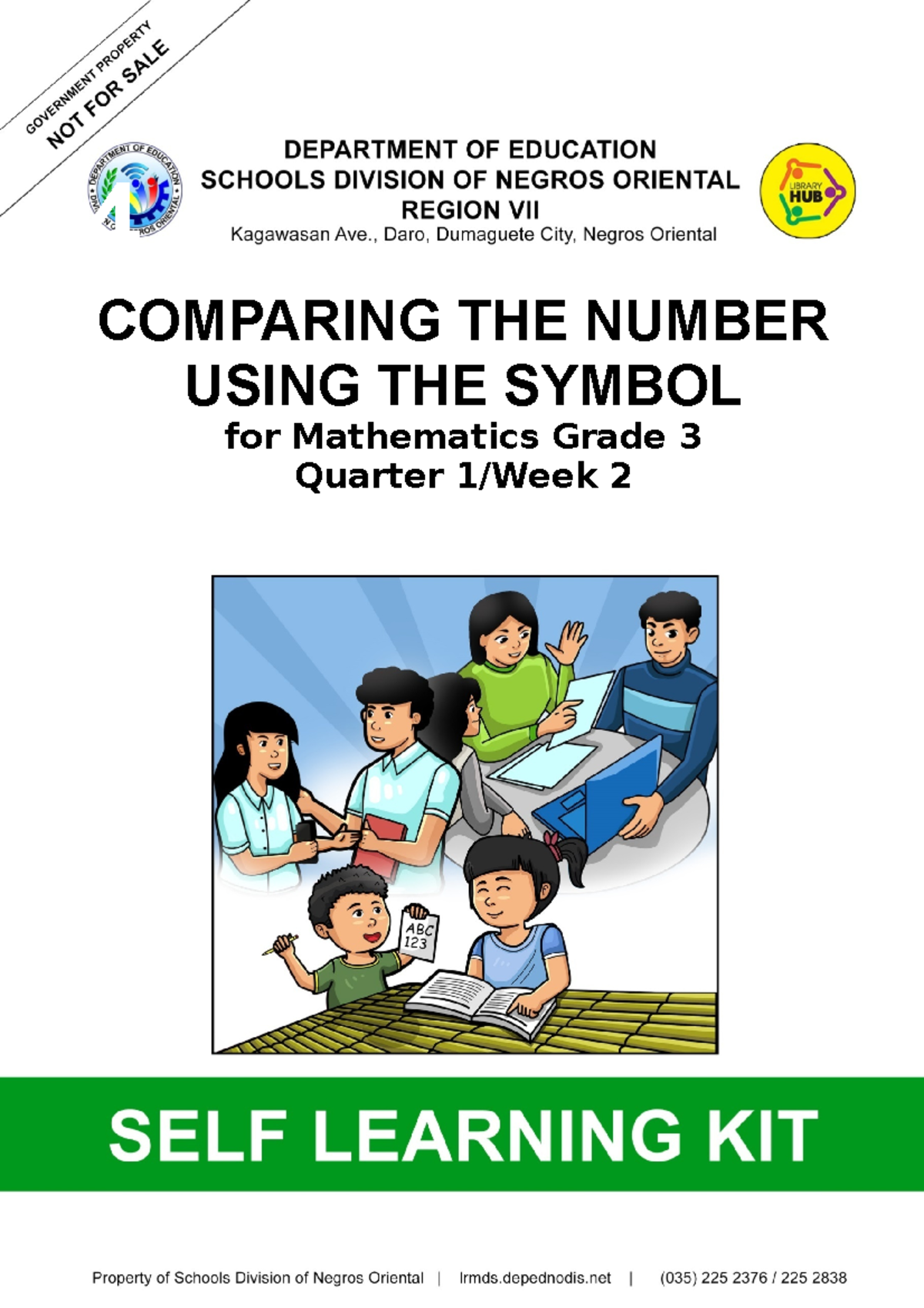 Math 3-Q1-Week-2 English - 2 4 COMPARING THE NUMBER USING THE SYMBOL ...