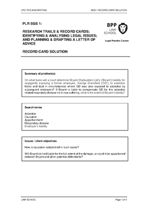 Attendance note template - BPP - Studocu