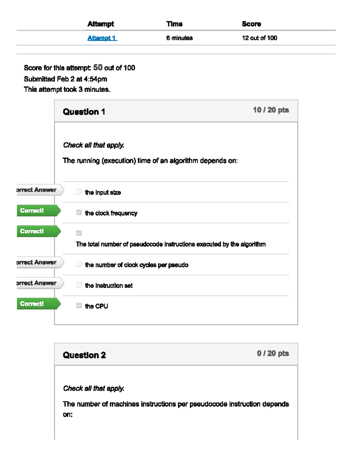 M3V1 - Function growth practice - COMP 3270 - Studocu