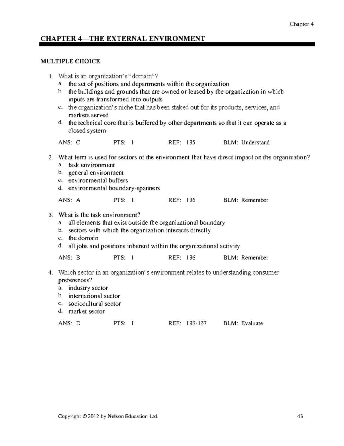 Sample/practice exam 2017, questions and answers - CHAPTER 4—THE ...