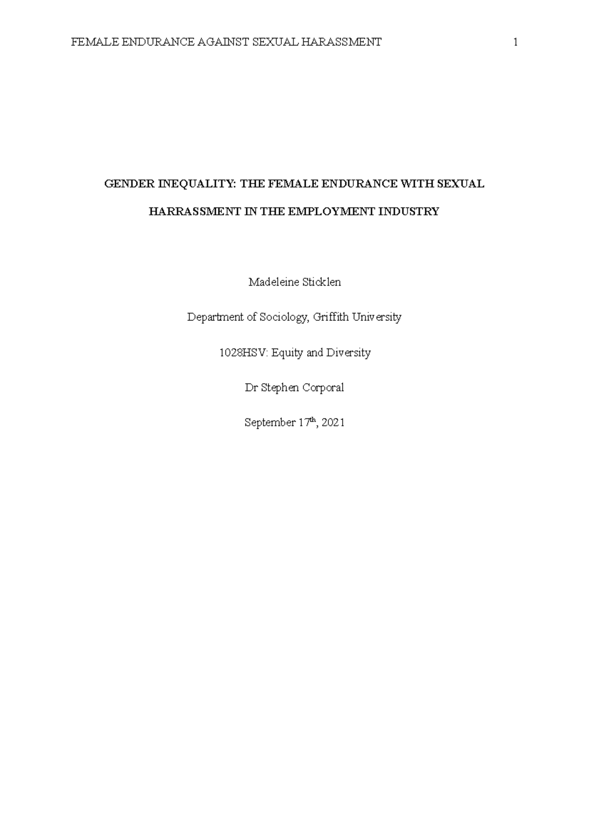 1028HSV Equity And Diversity Abstract Report Assessment 2 20 Out Of 1028hsv-equity-and-diversity-abstract-report-assessment-2-20-out-of