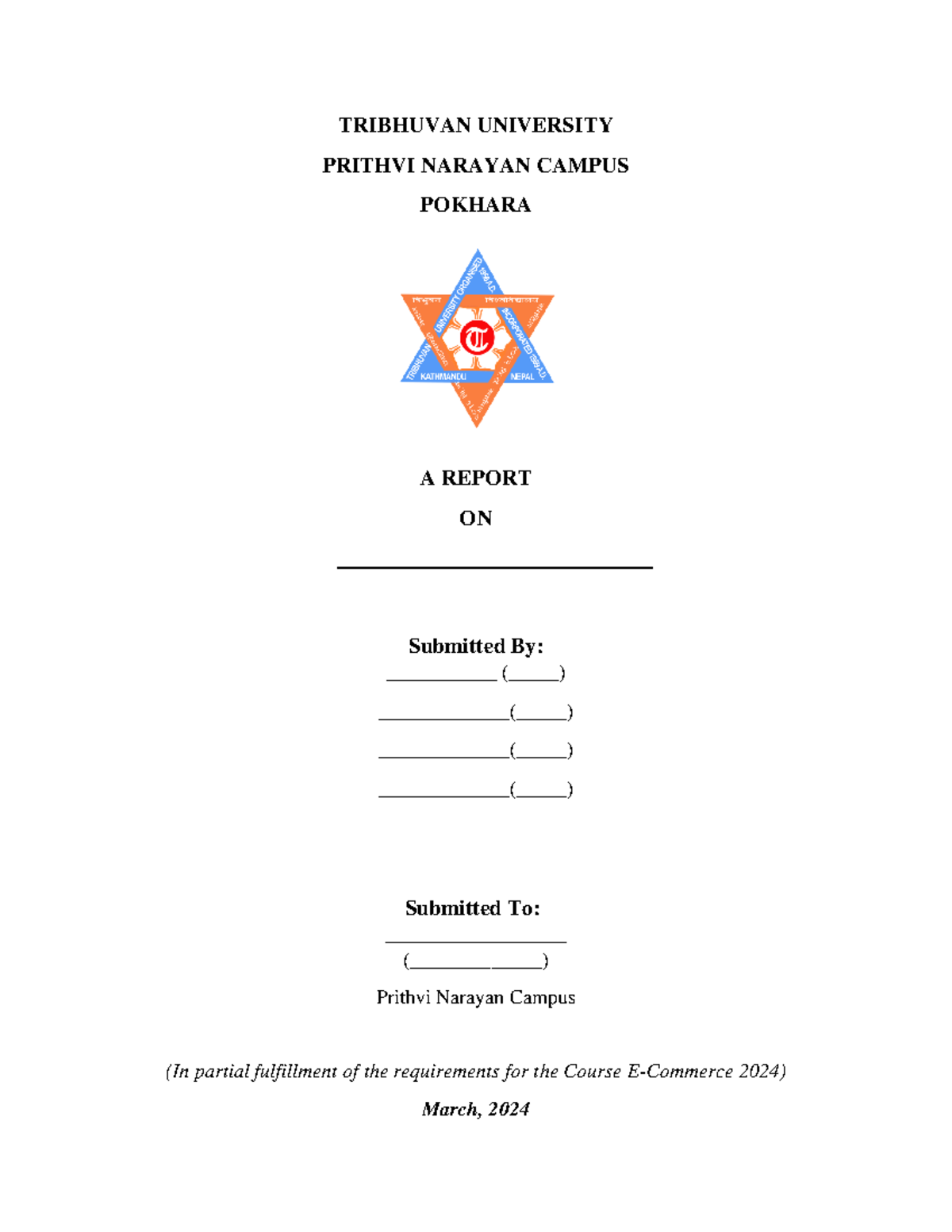 Contents-of-Report - This a contents of report writing - TRIBHUVAN ...