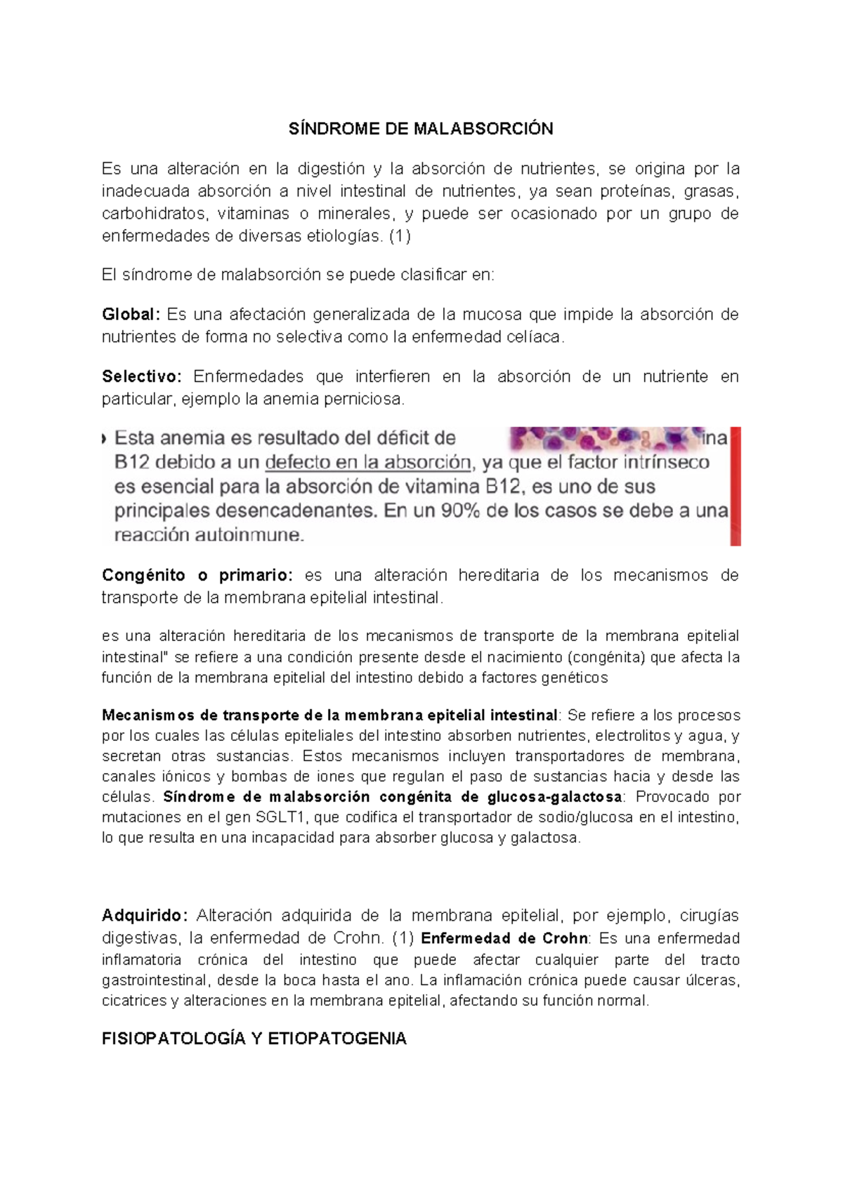 Semiologia y semiotecnia exposicion - SÍNDROME DE MALABSORCIÓN Es una ...