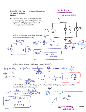 Engr353 hw6 soln fa16 - Homework number 6 - ENGR 353 HW6 BJT Operating Regions and Basic ...
