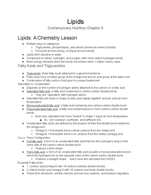 Nutrition Exam 2 Study Guide - Nutrition Exam 2 Study Guide Chapter 5 ...