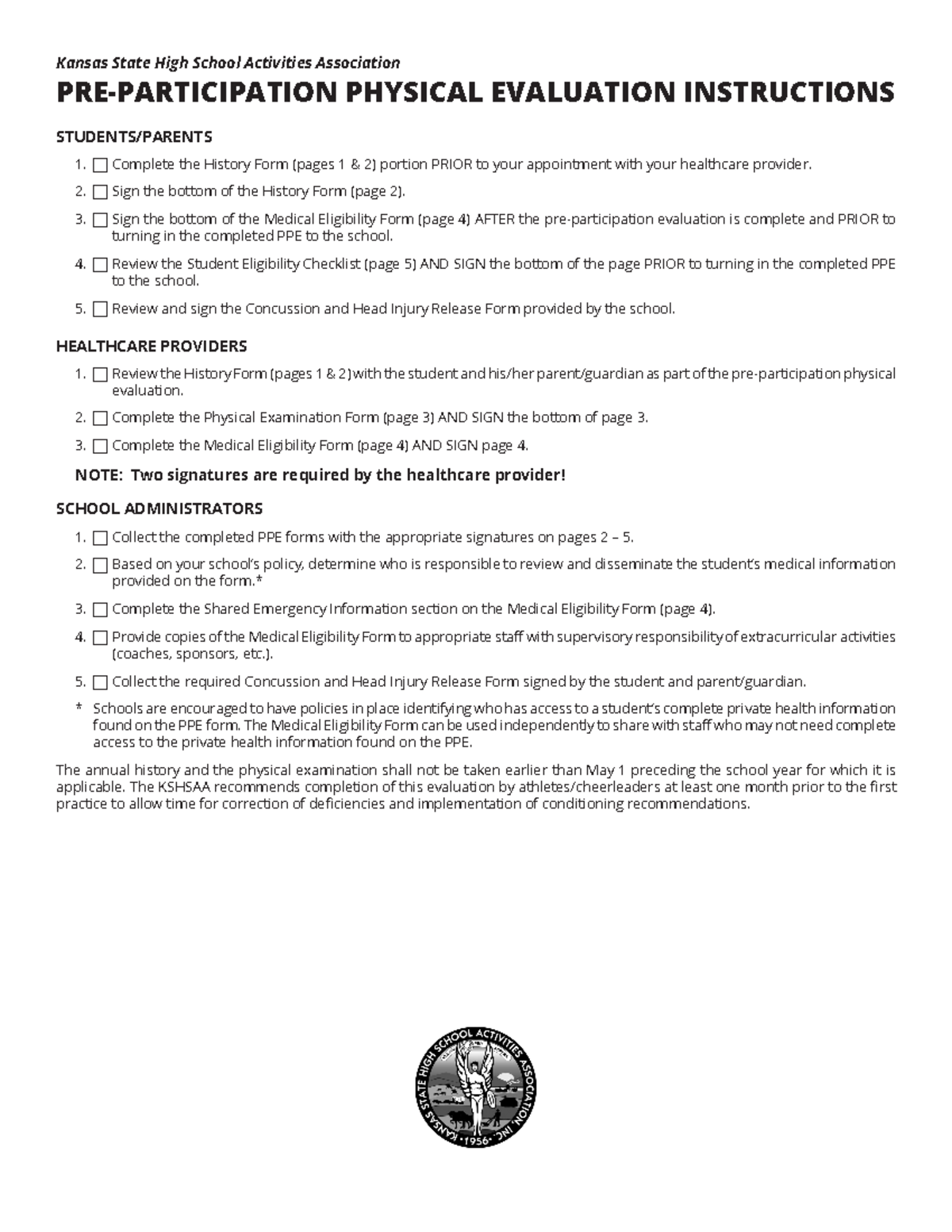 All athletic forms - ffggsgrs - ####### Kansas State High School ...