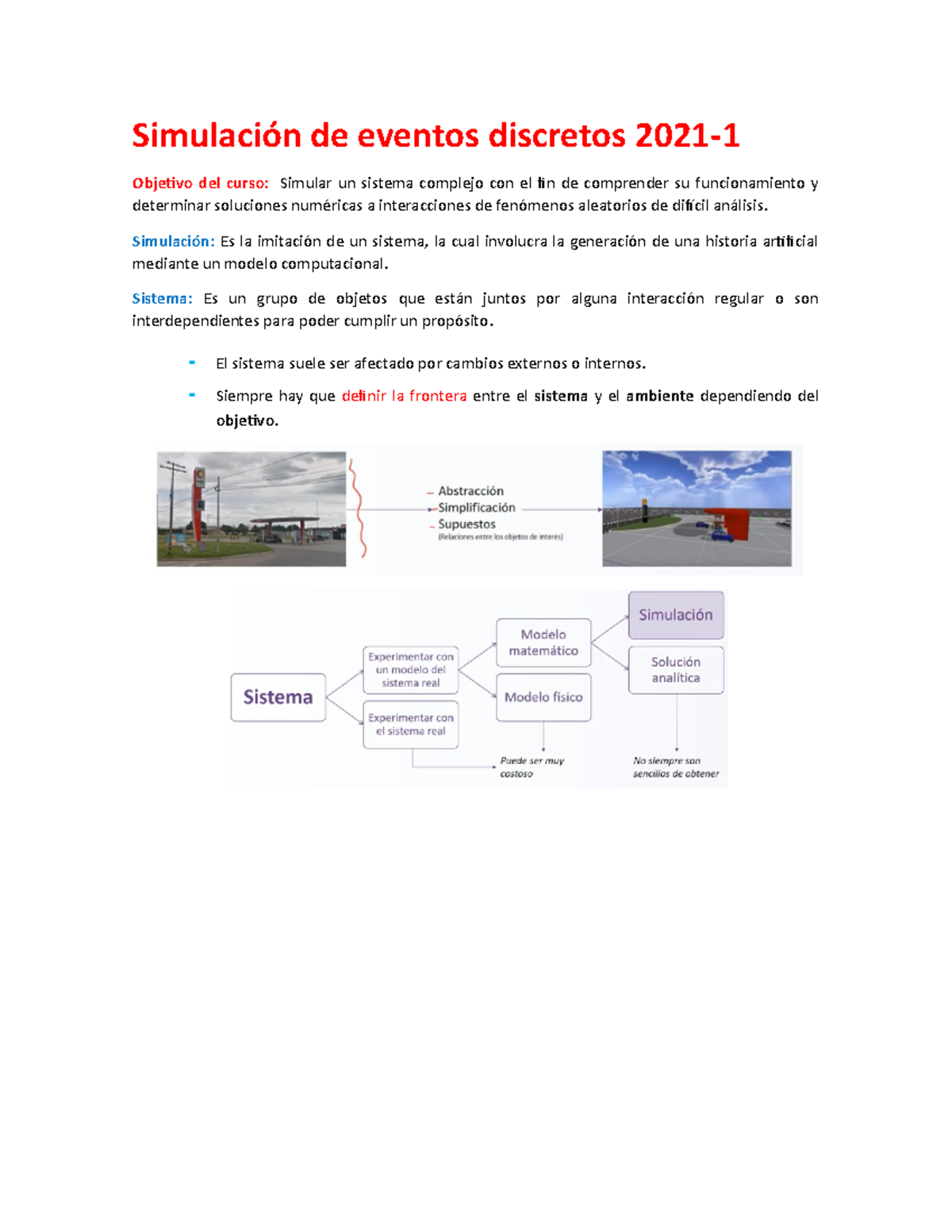 Apuntes Simulación - Simulación de Eventos Discretos - Uniandes - Studocu