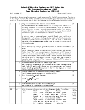 Basic instrument assignment - Basic Electrical Engineering - Studocu