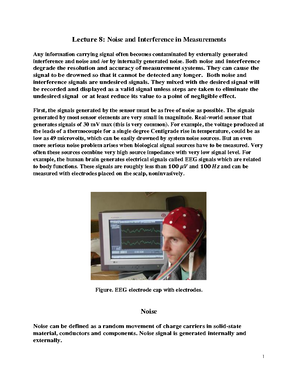 EECE-326 Lecture 2 Measurement Errors - Warning: TT: undefined function: 32 Lecture 2 ...