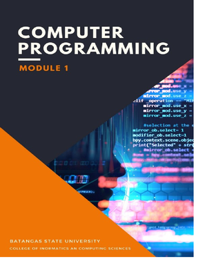 CS 111 - Module 1 - PDF - INTRODUCTION TO C ++ Computers are some of ...