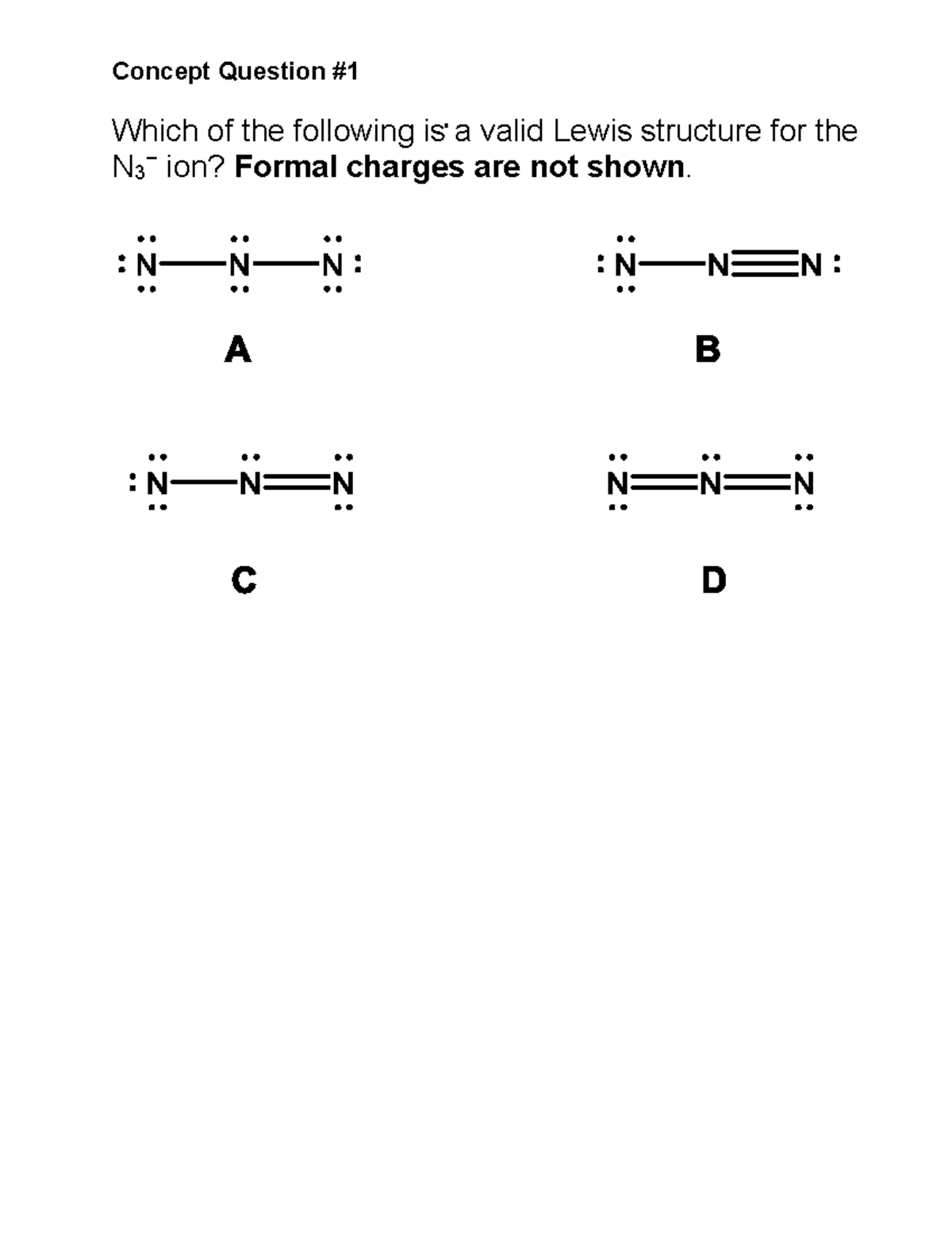 Chemical Reactions - Concept Questions - Which of the following is a ...