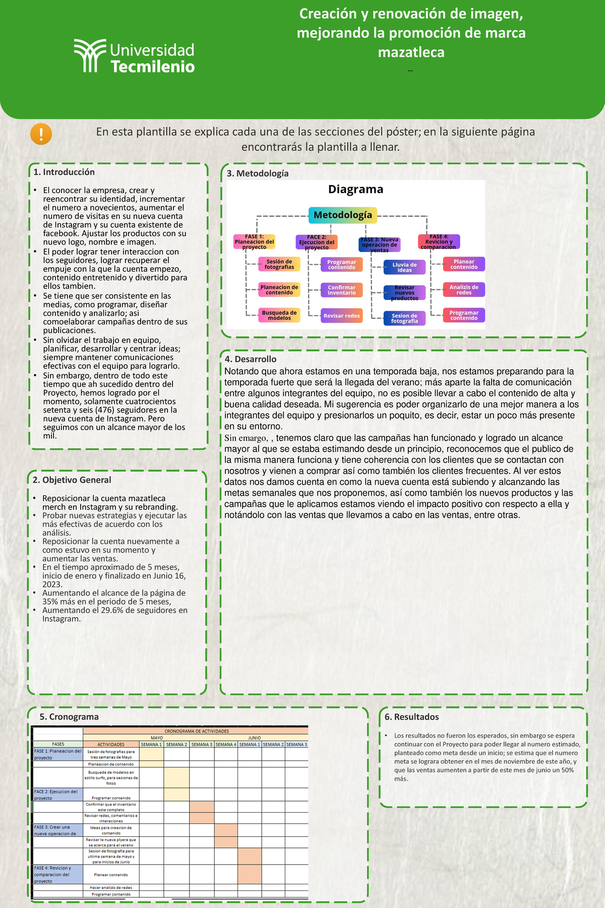 Poster Tecmi SEM 19 - CreaciÛn y renovaciÛn de imagen, mejorando la ...