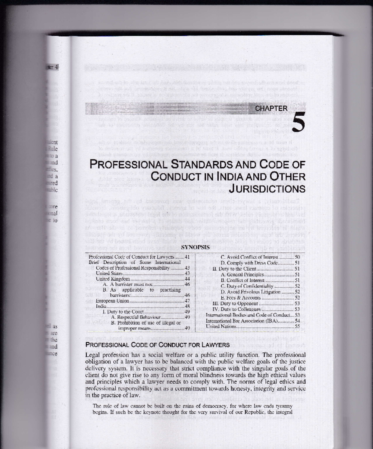 Legal Ethics Lecture Material # 4 - CHAPTER .]t a rd r. ,a rd re al Io ...