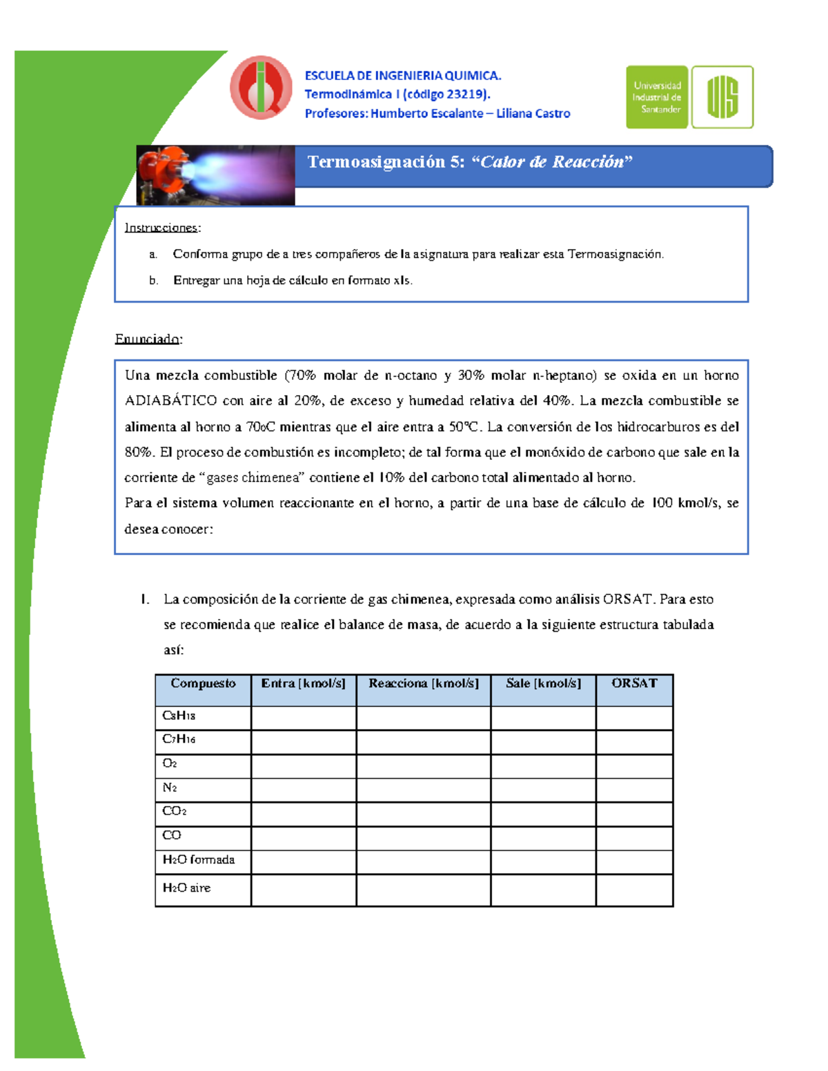 Licasmol TermoasignacióN Calor DE ReaccióN - Warning: TT: undefined function: 32 Enunciado: La ...