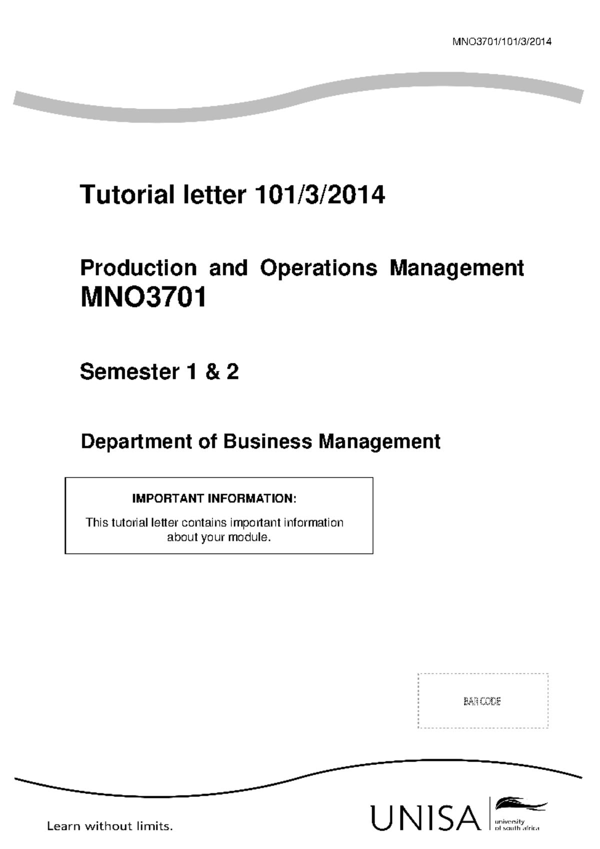MNO3701-Tutorial-Letter-101 2014 3 b - MNO3701/101/3/ Tutorial letter ...