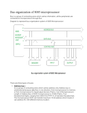 Memory Interfacing 8085 - Memory Interfacing in 8085 Memory is an ...
