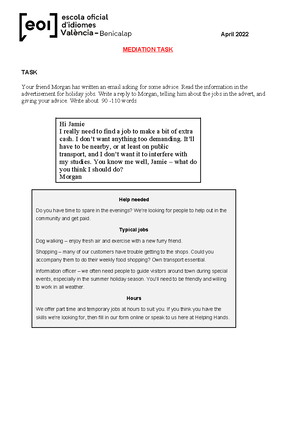 Workbook Answer Key-English File B2.2 fourth edition - Inglés B2.2 ...