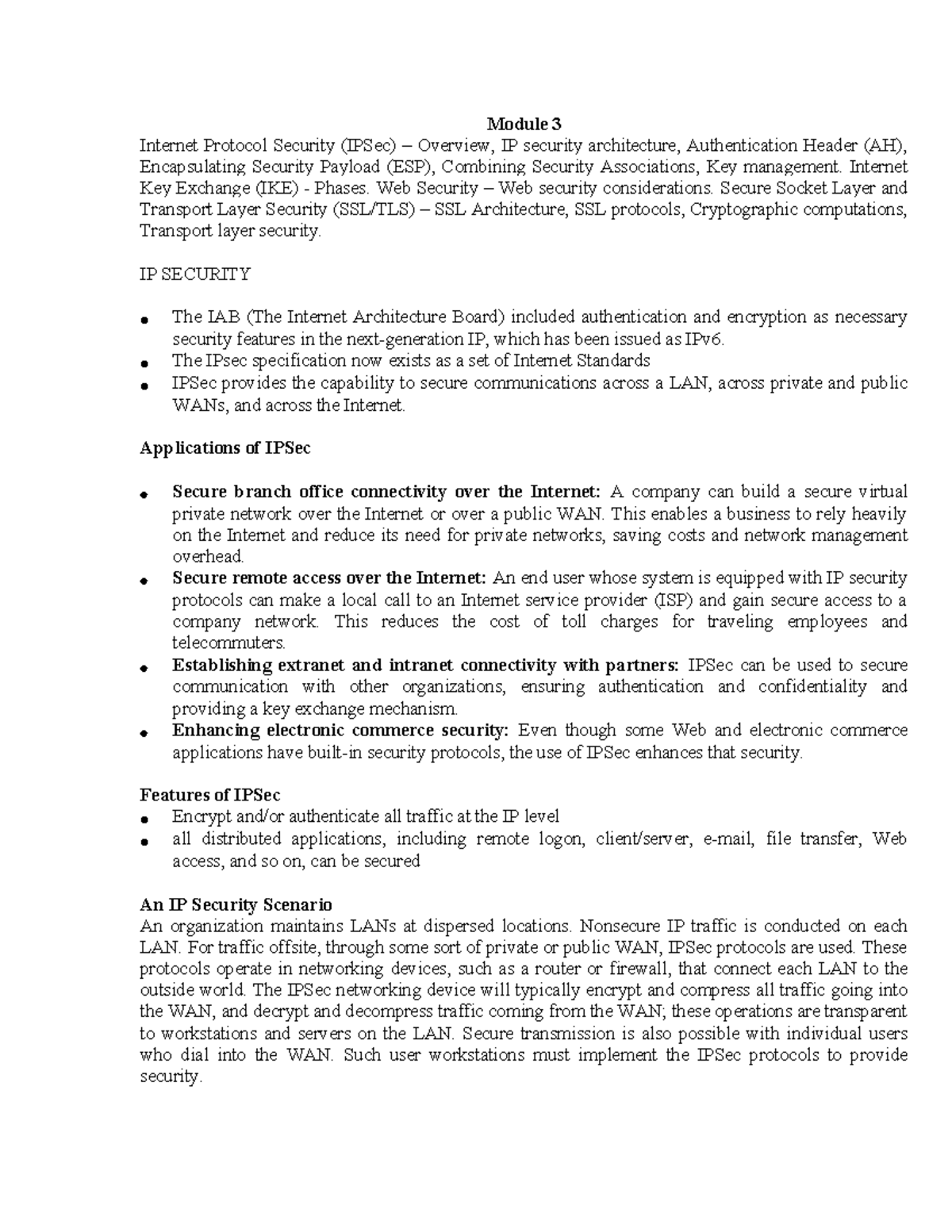 Module 3 - Protocols enable communicating parties to satisfy themselves ...