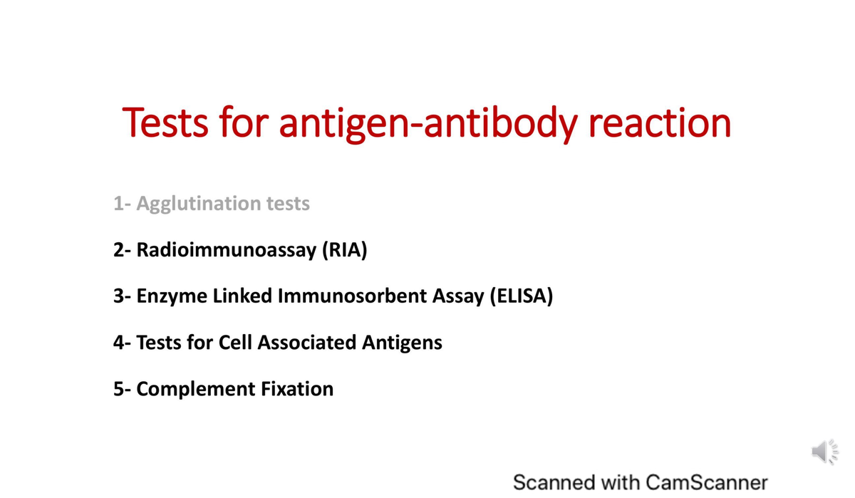 Immunology (Lec7) - diagnosis - Studocu