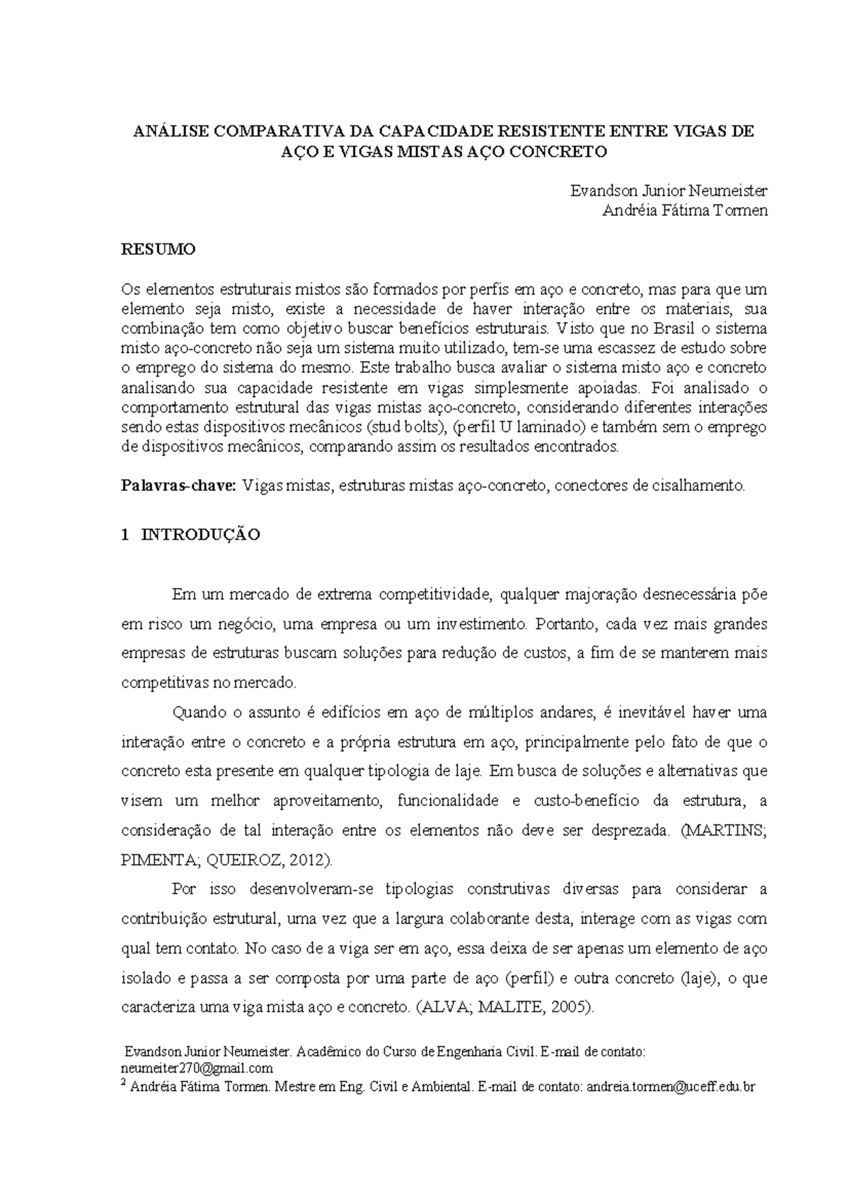Artigo TCC 2021 Evandson 3º Entrega Final - ANÁLISE COMPARATIVA DA ...