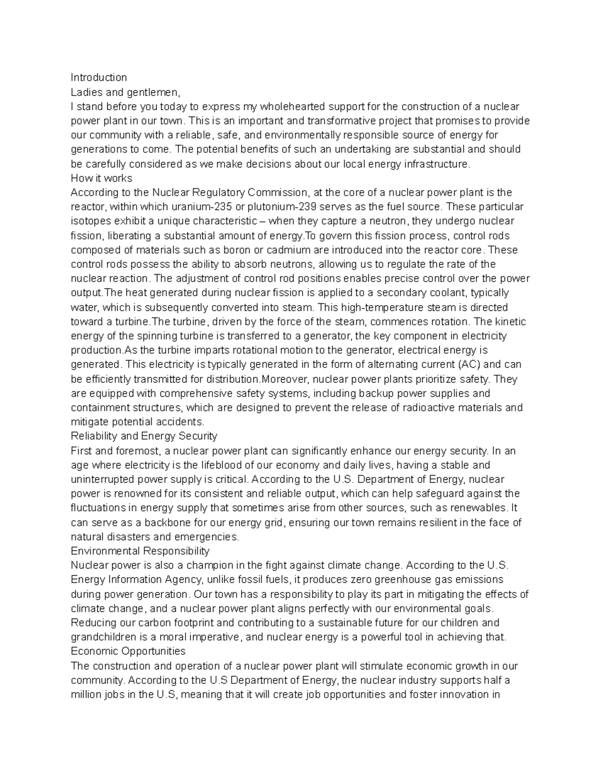 Position paper-2 - Introduction Ladies and gentlemen, I stand before ...