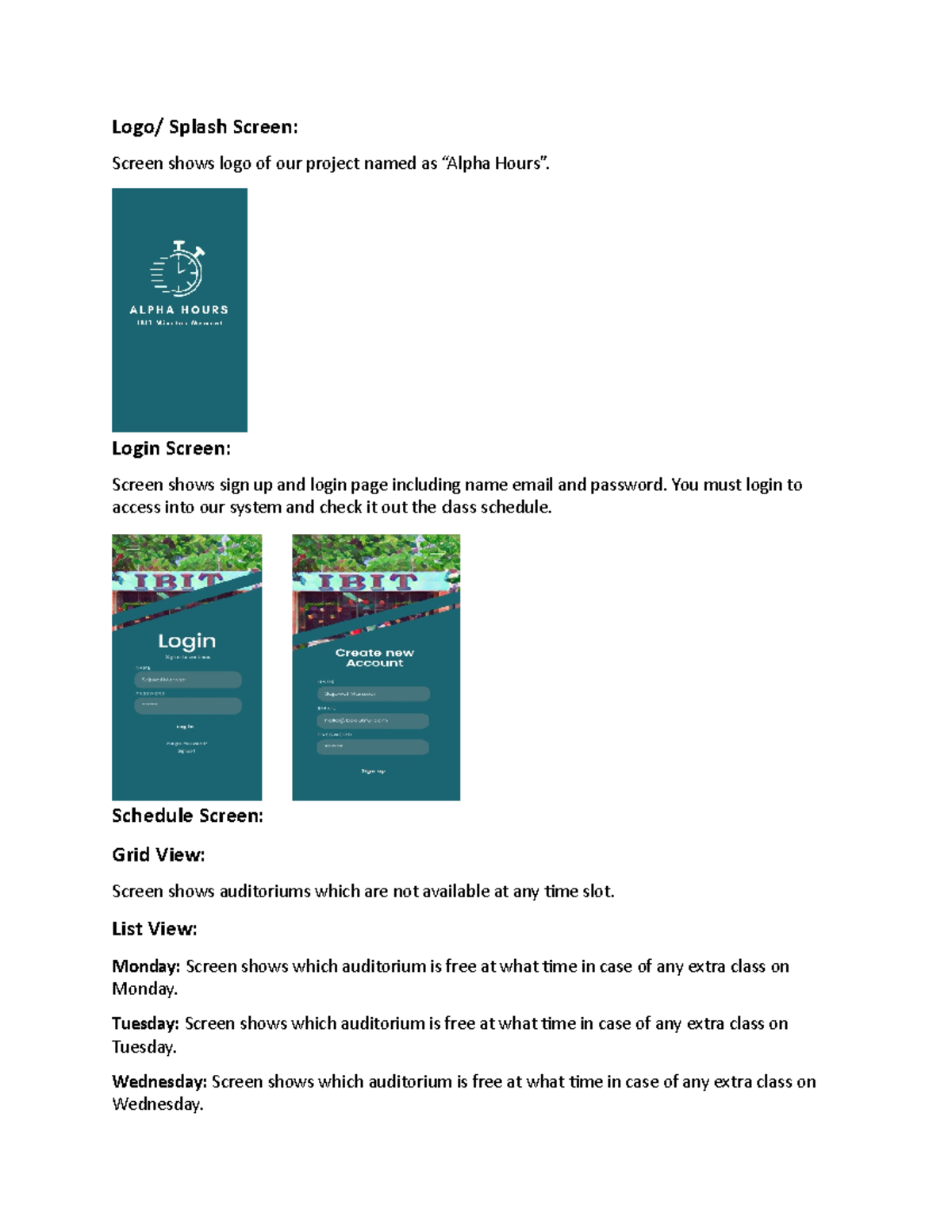 UIUX Team All Screens - Logo/ Splash Screen: Screen shows logo of our ...