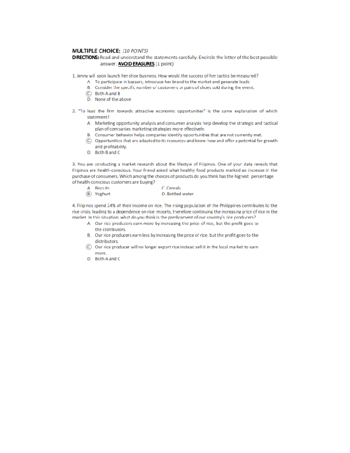 UNIT 3 Basic Market - Accountancy, Business, and Management - Studocu