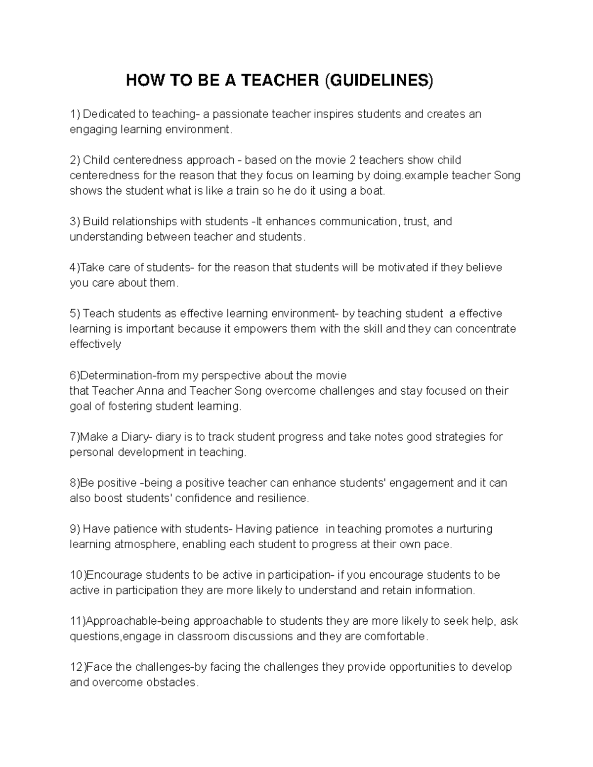 𝗛𝗢𝗪 𝗧𝗢 𝗕𝗘 𝗔 𝗧𝗘𝗔𝗖𝗛𝗘𝗥 (𝗚𝗨𝗜𝗗𝗘𝗟𝗜𝗡𝗘𝗦) - 𝗛𝗢𝗪 𝗧𝗢 𝗕𝗘 𝗔 𝗧𝗘𝗔𝗖𝗛𝗘𝗥 (𝗚𝗨𝗜𝗗𝗘𝗟𝗜𝗡𝗘𝗦) 1 ...