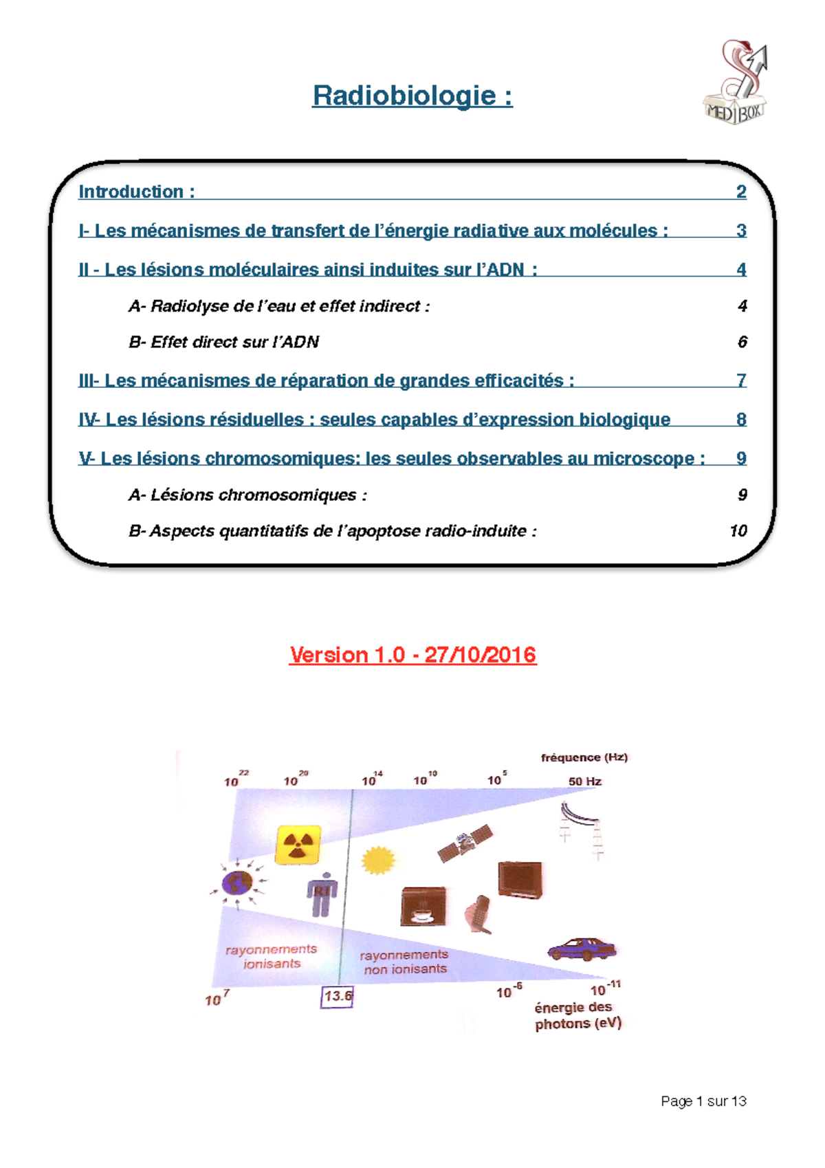Chapitre. 18 Radiobiologie - Warning: Error during font loading: XMLHttpRequest is not defined ...