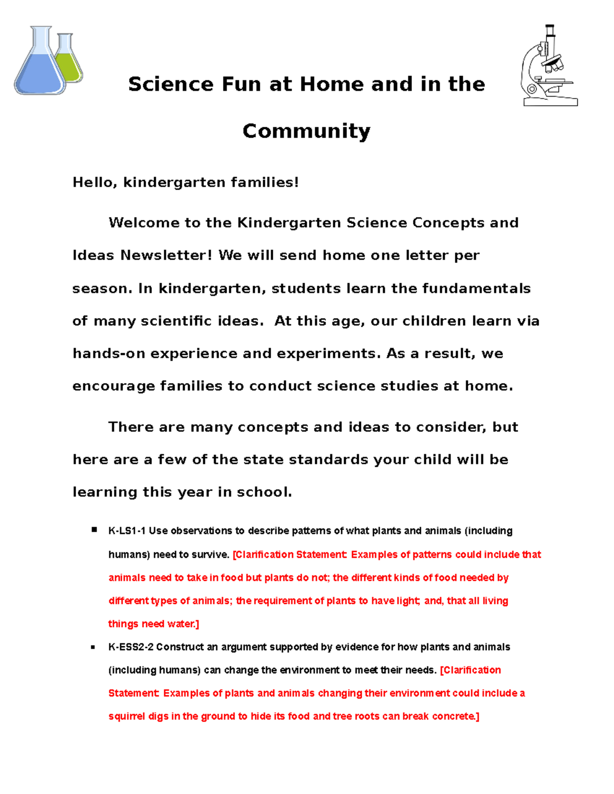 ECE 460 Science at Home - Science Fun at Home and in the Community ...
