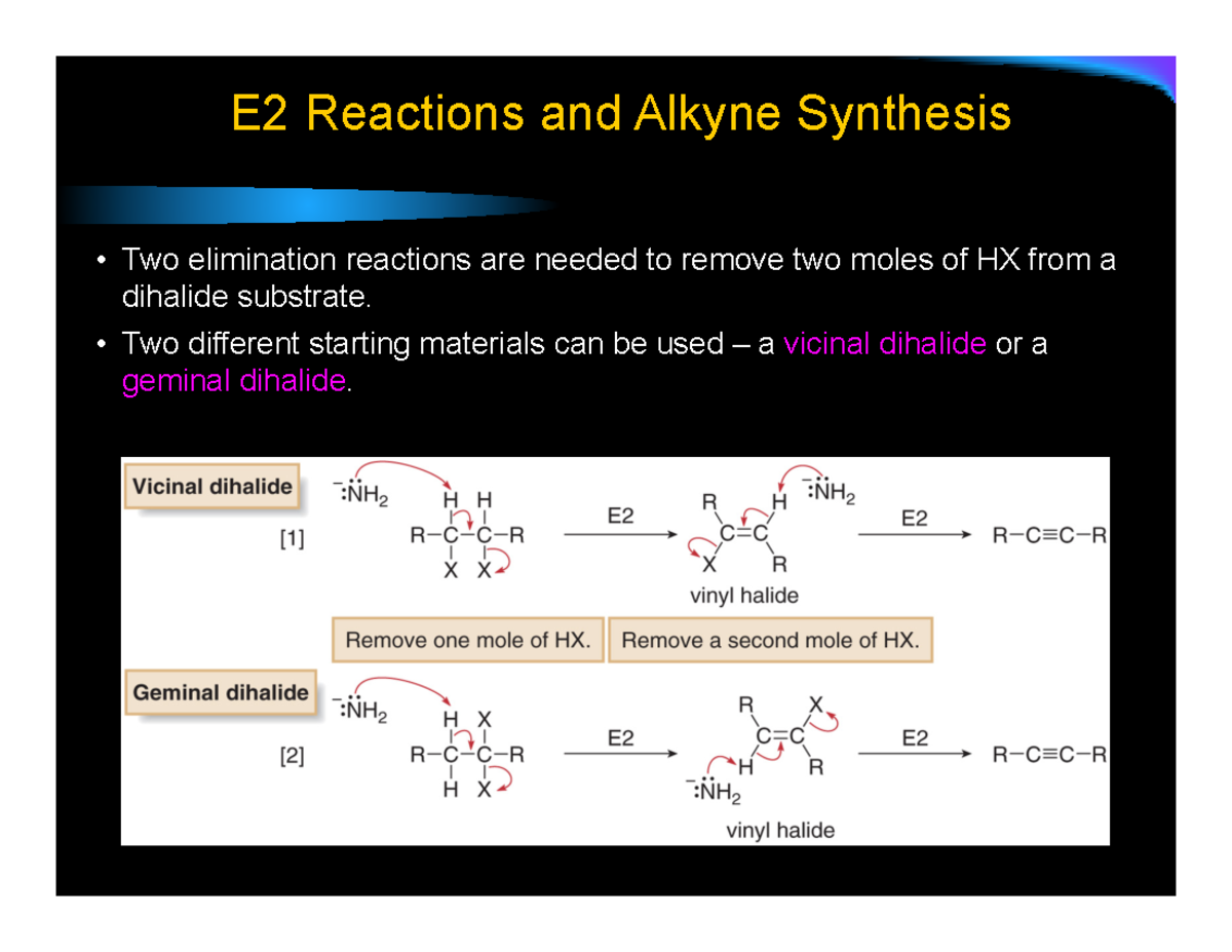 H Eliminations-part3-view-SP16 - Two elimination reactions are needed ...