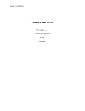 First Draft english essay - Final Draft Definition Argument Assignment ...