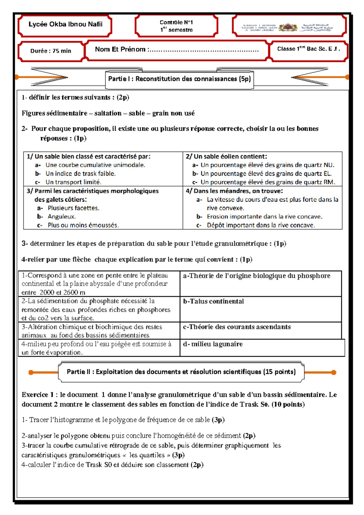 Devoir-N1-Semestre-1-SVT-1er-Bac-Sciences-Word-Modele 12ecologie ...