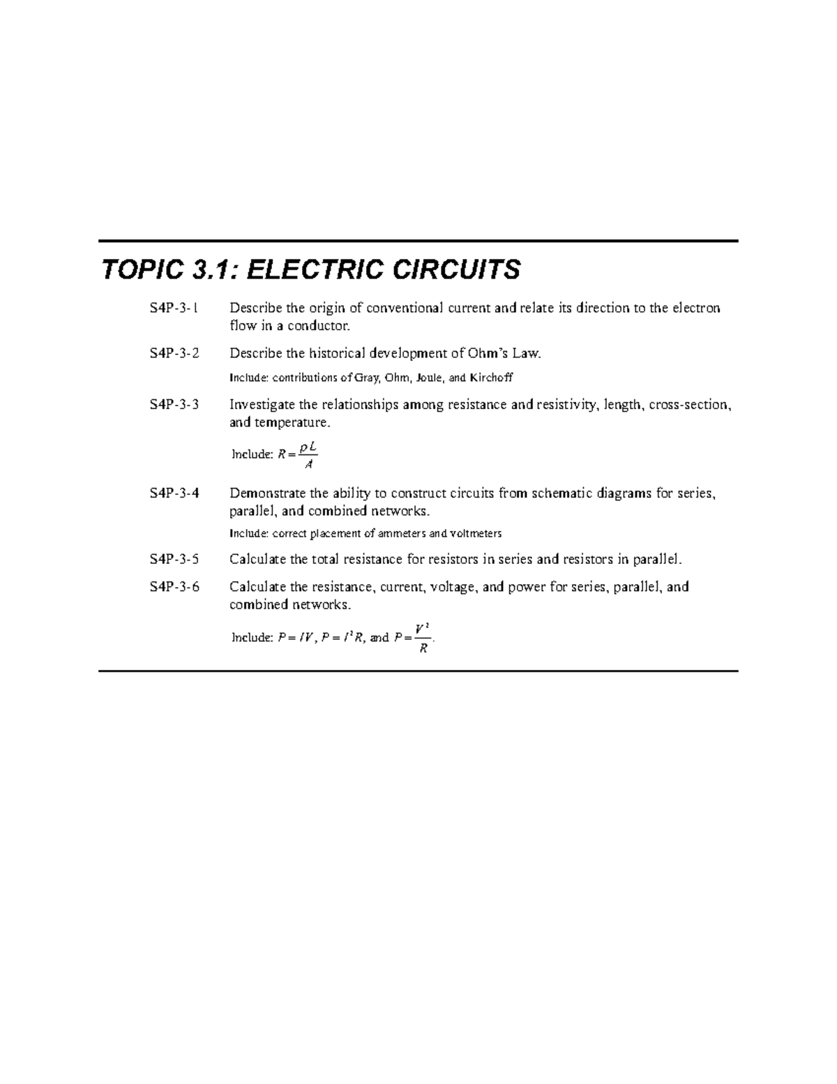 Topic 3 1 - Nothing much - TOPIC 3: ELECTRIC CIRCUITS S4P-3-1 Describe ...