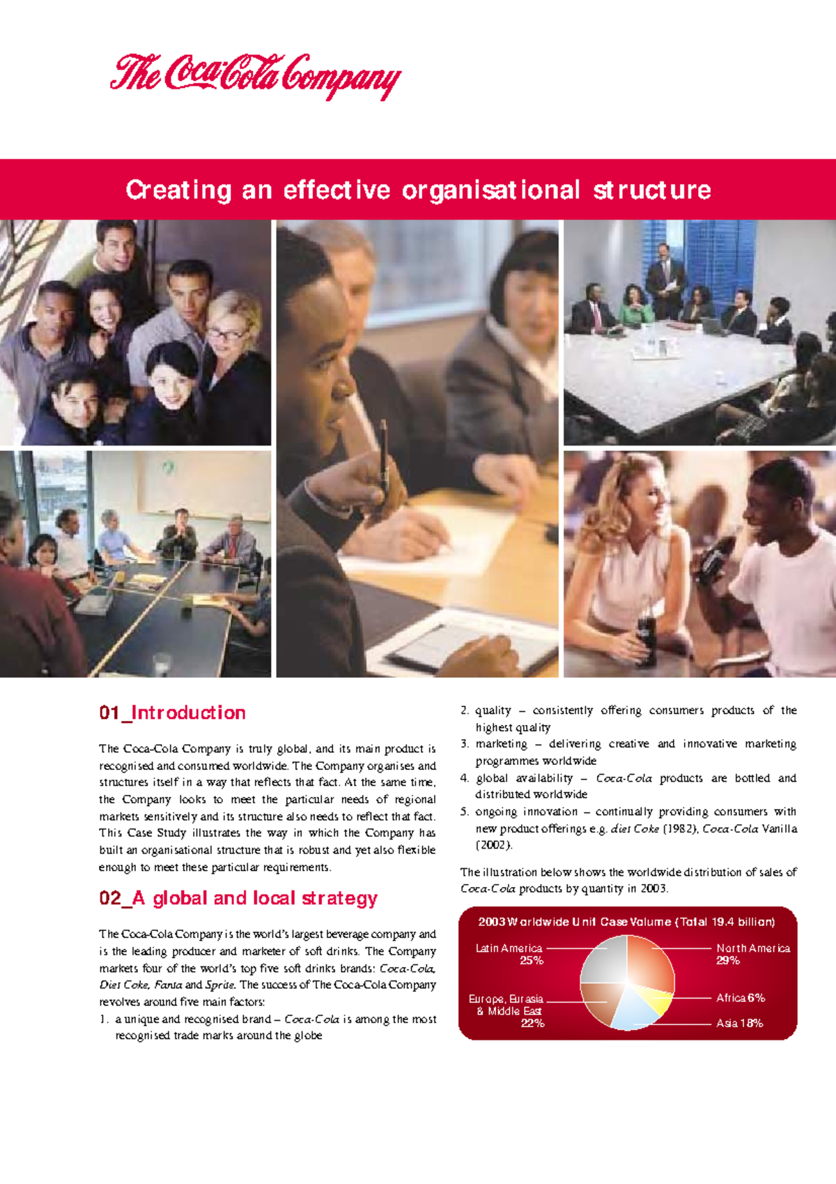 Coke: Creating an effective organisational structure - 01_Introduction ...