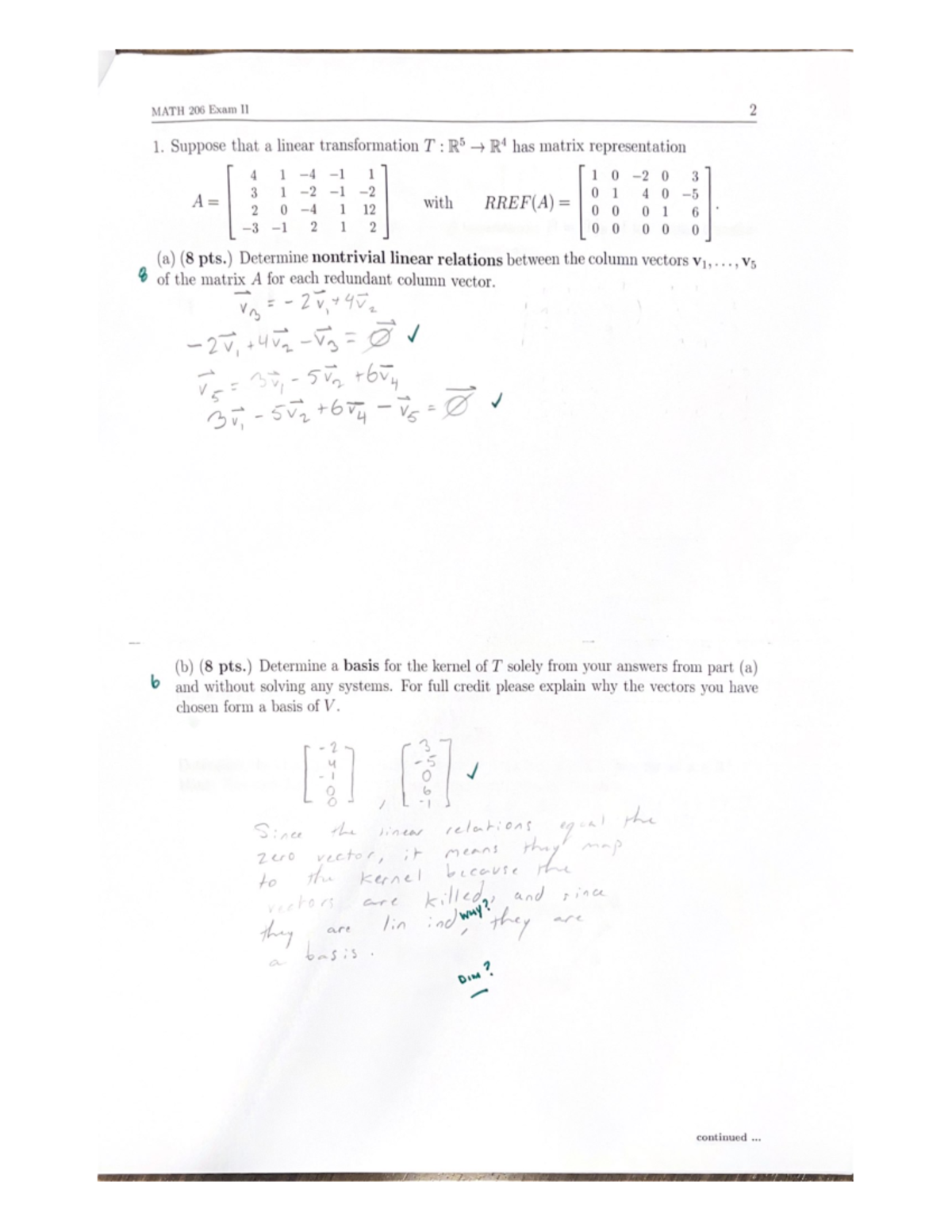MATH 206 Exam II - sadf - BLAW 2001 - Studocu