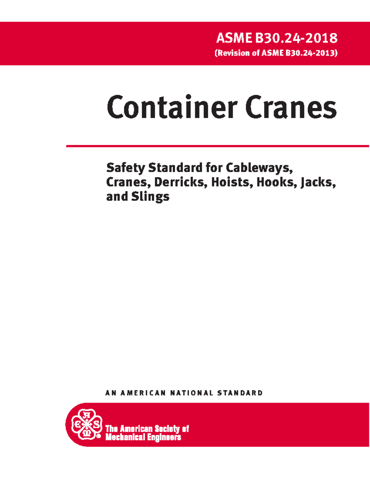 ASME B30 - ASCAS - A N A M E R I C A N N A T I O N A L S T A N D A R D ...