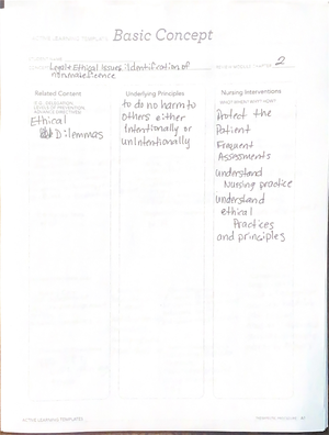 Psychotic disorders - ATI Template - ACTIVE LEARNING TEMPLATE System ...