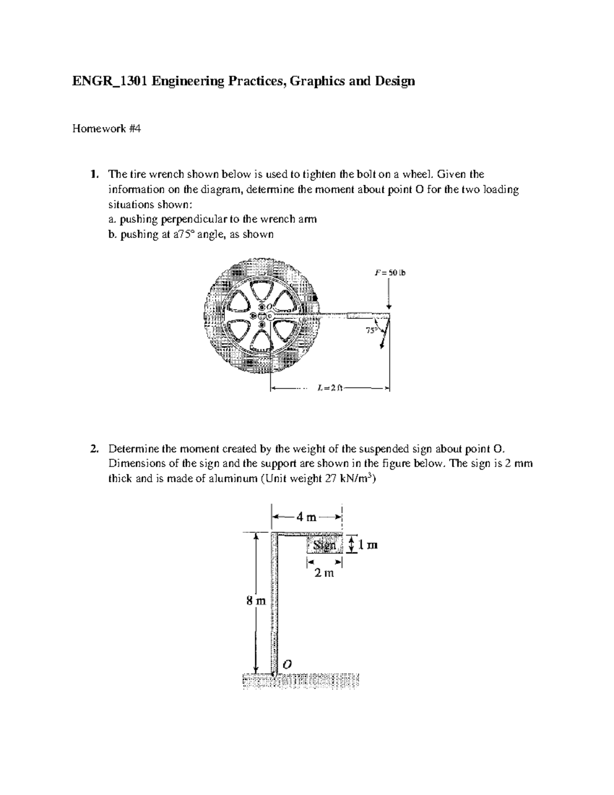 Assignment 04 - Week 6 - CE ME - ENGR_1301 Engineering Practices ...