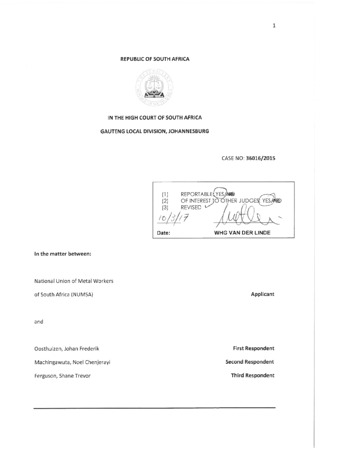 56 - Case - CSL2601 - Studocu