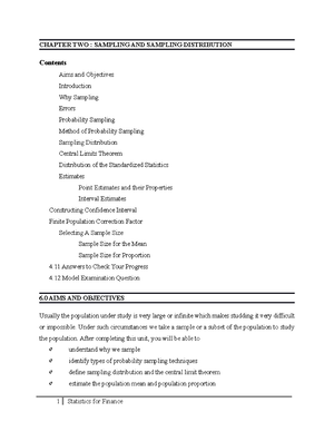Chapter TWO= stat I - Statistics - CHAPTER TWO DATA COLLECTION AND ...