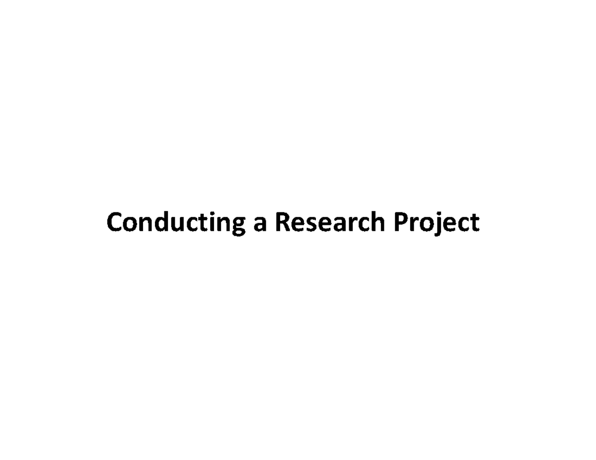 Conducting a research - Lab equipment, computer facilities, software ...