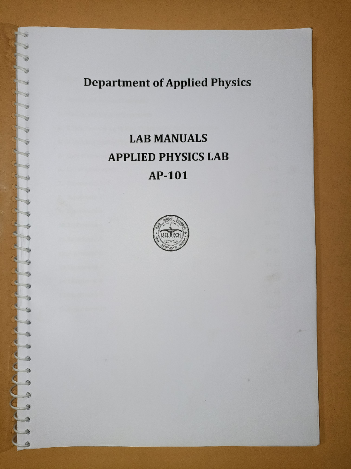 LAB Manual11111 - Applied Physics-I - Studocu