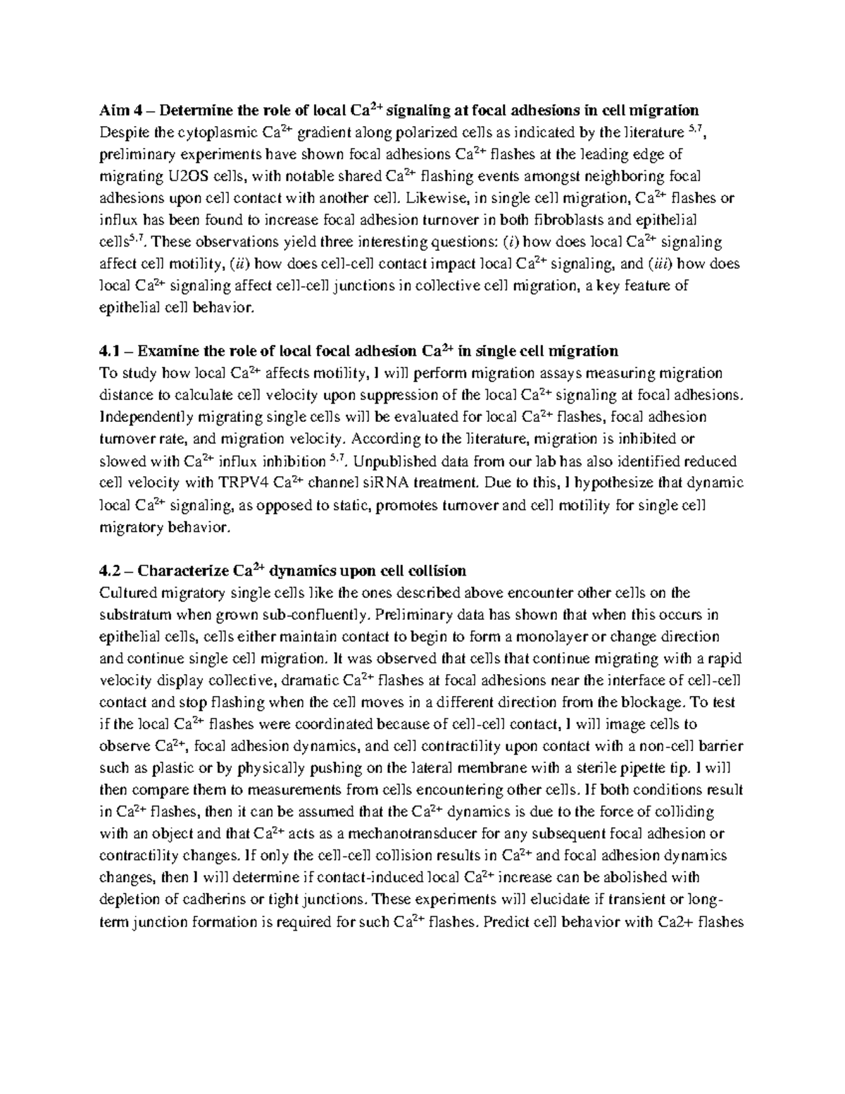 Example Aims CSB325 from Karan's Committee Report-1 - Aim 4 – Determine ...