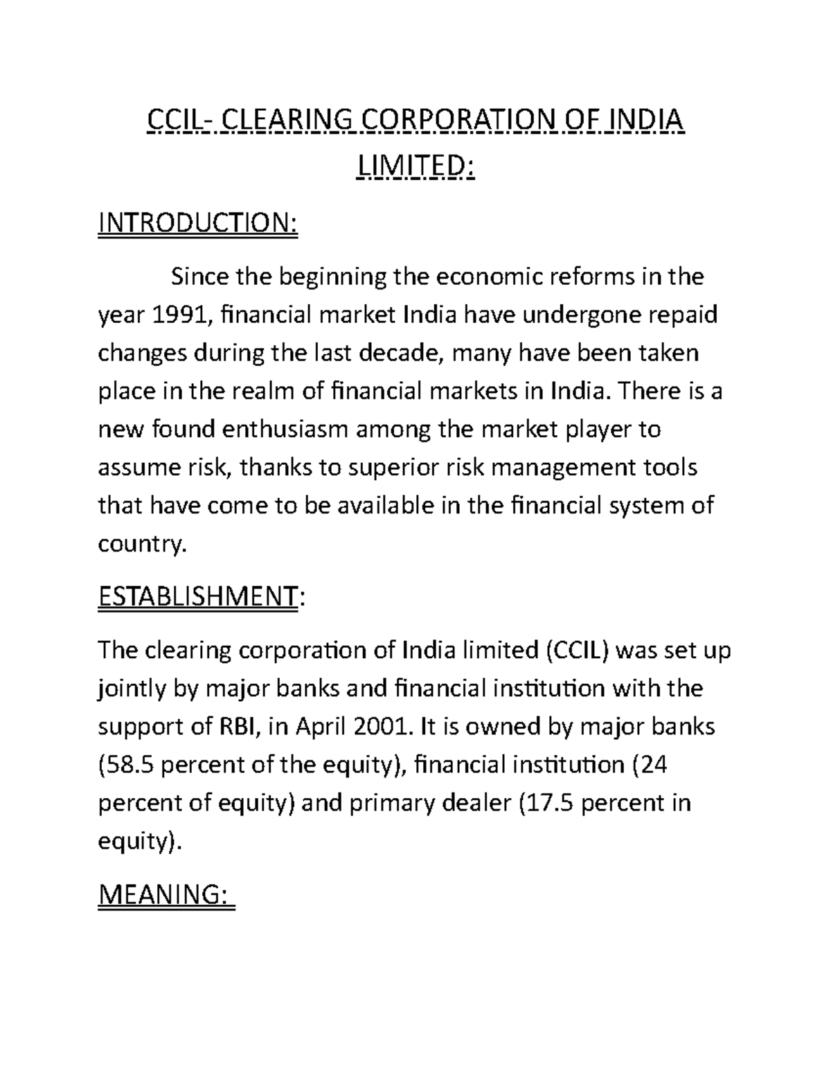 Sample/practice exam 25 December 2018, questions and answers - CCIL ...