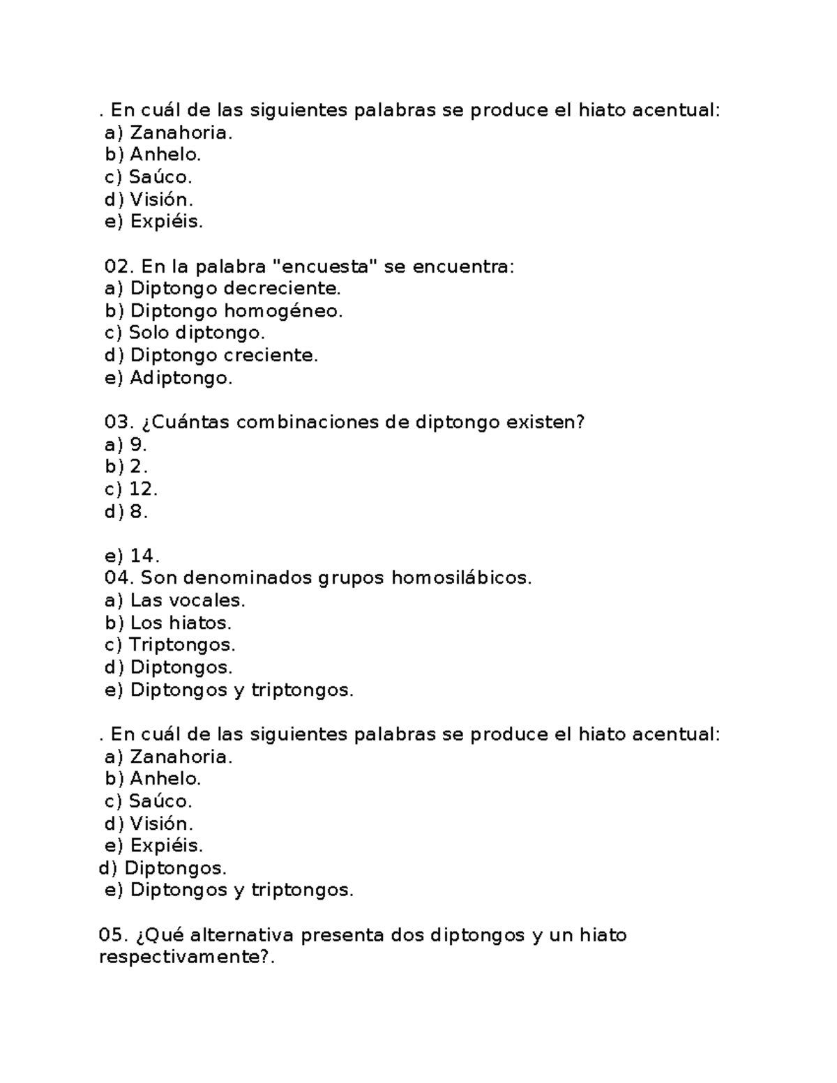 Ccorr - bghggggg - . En cuál de las siguientes palabras se produce el ...